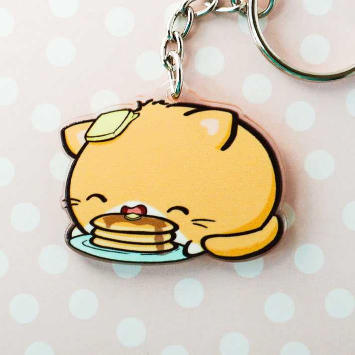 Pancake Potatocat Acrylic Charm – Cuddly Potatoes
